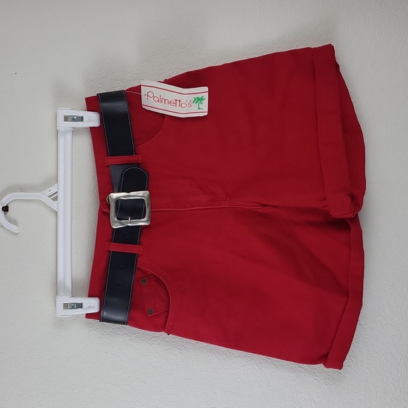 Vintage | Shorts | Nwt Vtg 9s Palmetto Red High Rise Jean Shorts 27 ...
